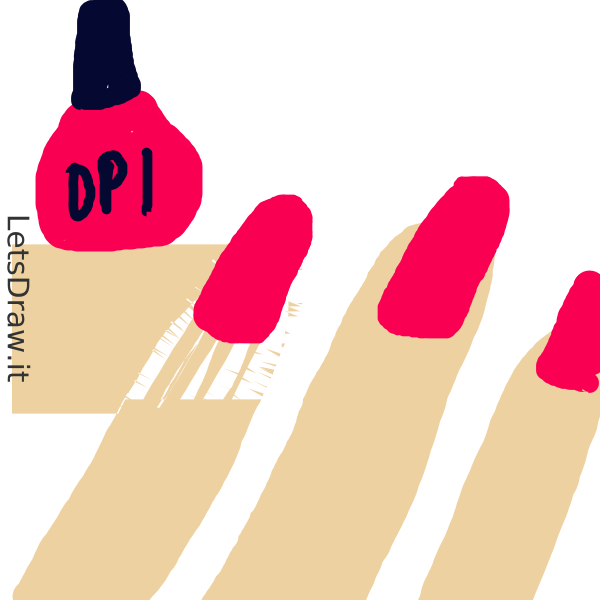 How to draw nail polish / mr8fx7tcg.png / LetsDrawIt