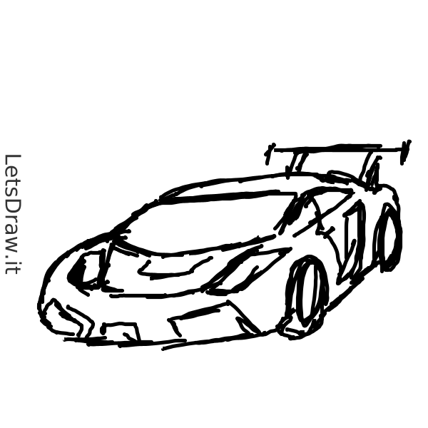 How to draw car / mstgebuzu.png / LetsDrawIt
