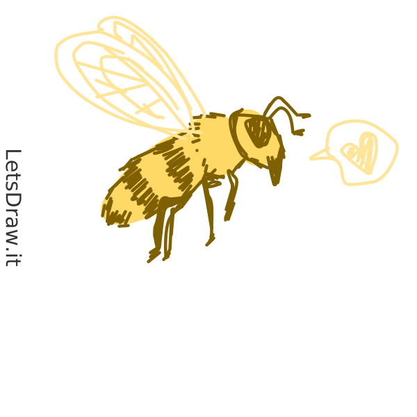 abeja dibujo / mtkn8i9bt.png / LetsDrawIt