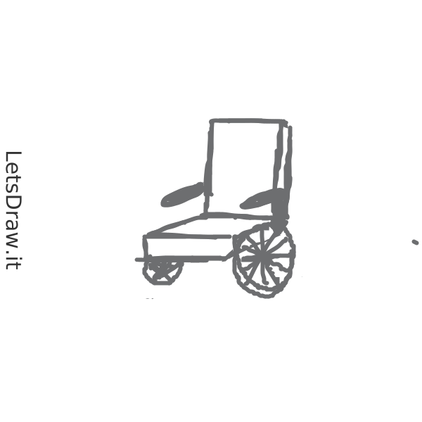 How to draw wheelchair / mut31srpg.png / LetsDrawIt