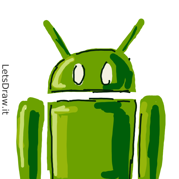 How to draw Android / mxj4ecfr9.png / LetsDrawIt