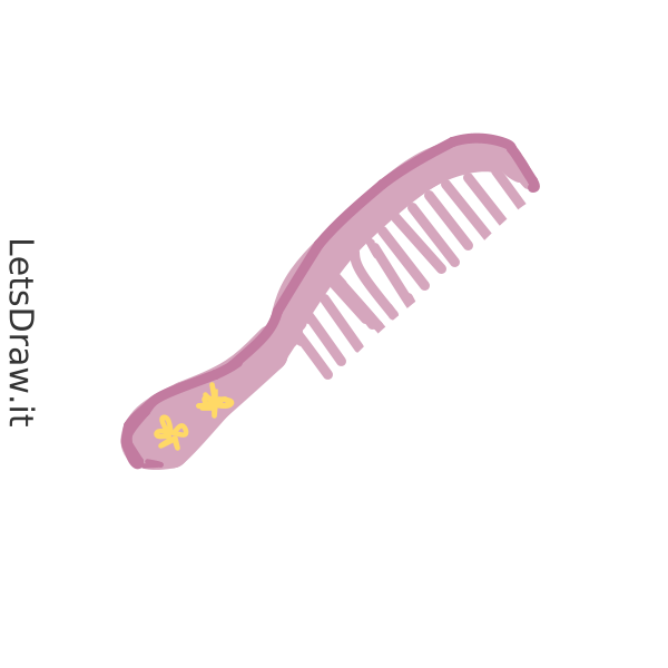How to draw comb / n4iq8gd6j.png / LetsDrawIt