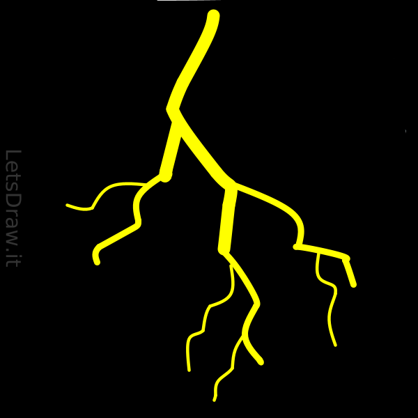 How to draw lightning / LetsDrawIt