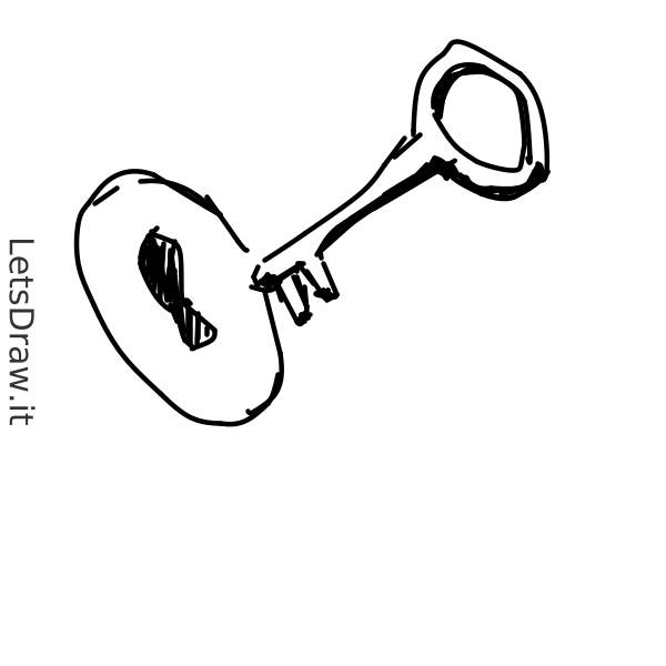 How to draw old key / n83me368x.png / LetsDrawIt