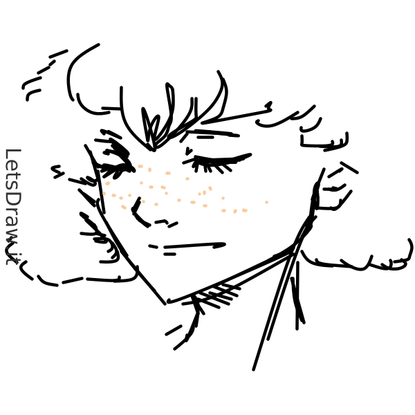 How to draw freckle / n8iyfedqt.png / LetsDrawIt