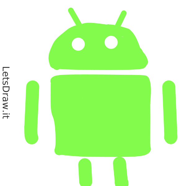How to draw Android / n9idckgwb.png / LetsDrawIt