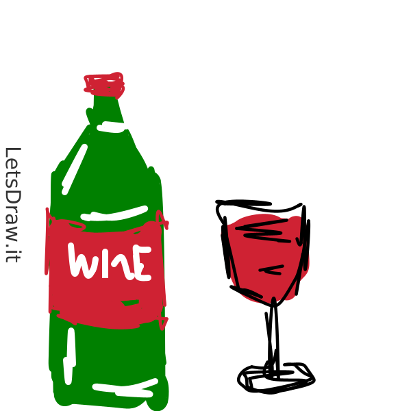 How to draw wine / nacs5rf7.png / LetsDrawIt