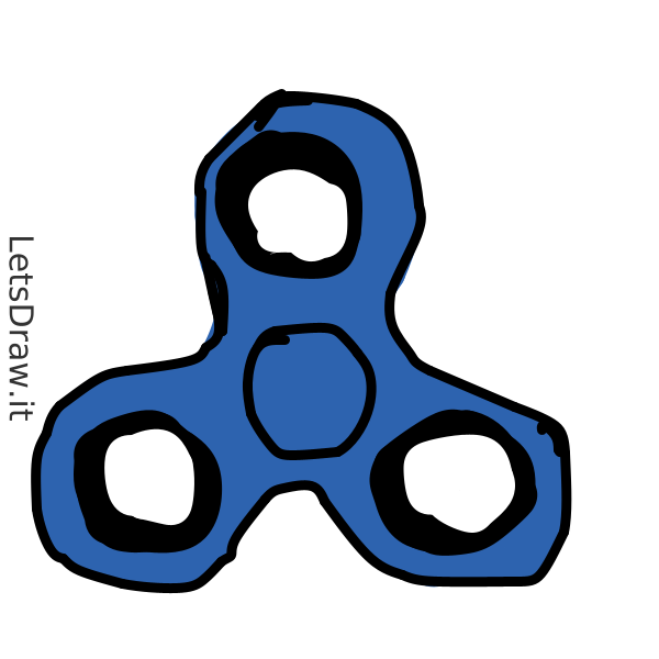 How to draw fidget spinner / nby3rzz5.png / LetsDrawIt