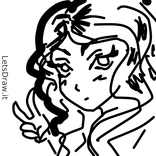 How to draw lady / nf79siqd.png / LetsDrawIt