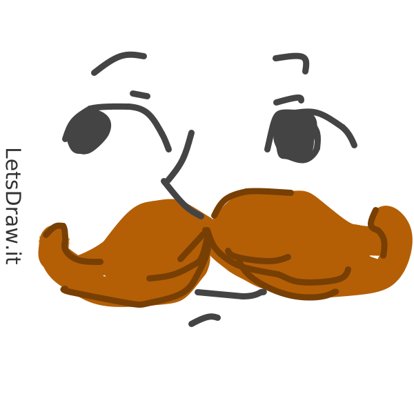 How to draw mustache / ng7igzar4.png / LetsDrawIt