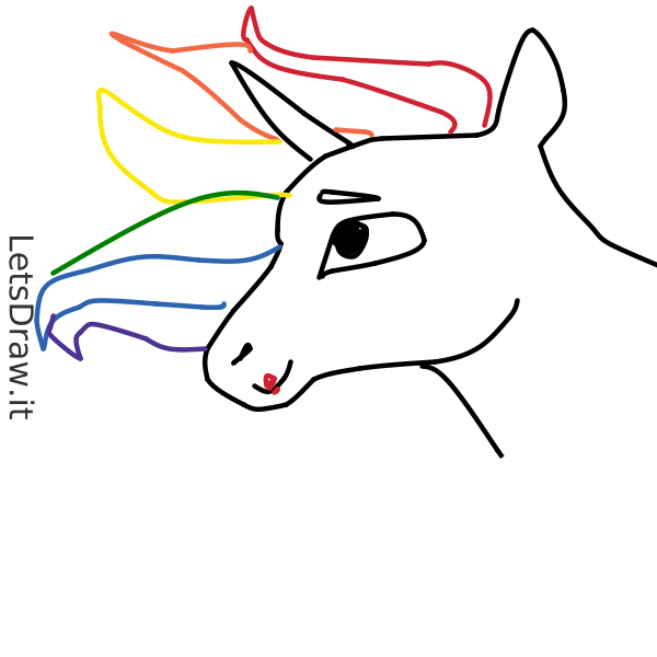 How to draw unicorn / nhe3b8h38.png / LetsDrawIt