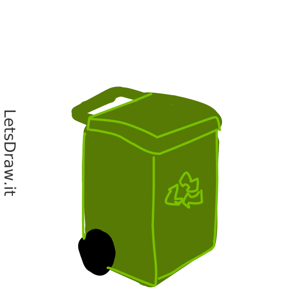 How to draw recycling bin / nn9njtd6y.png / LetsDrawIt