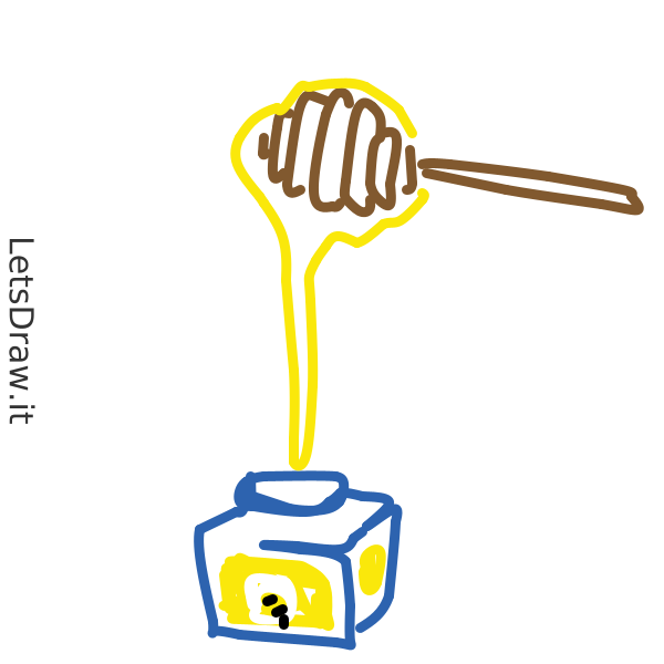 How to draw honey / nnr6b8i8h.png / LetsDrawIt