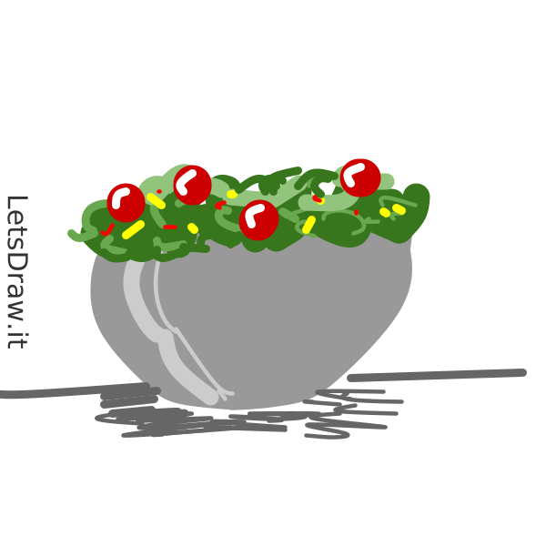 How to draw salad / noz7dr93f.png / LetsDrawIt