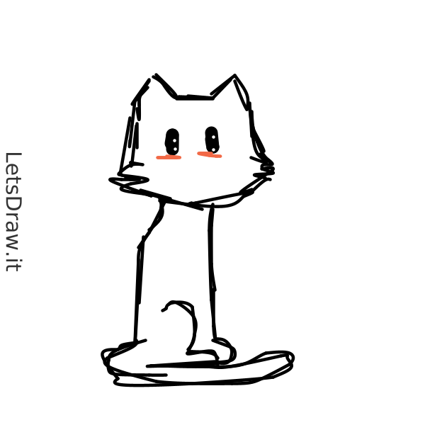 How to draw cat / nq14bt3tw.png / LetsDrawIt