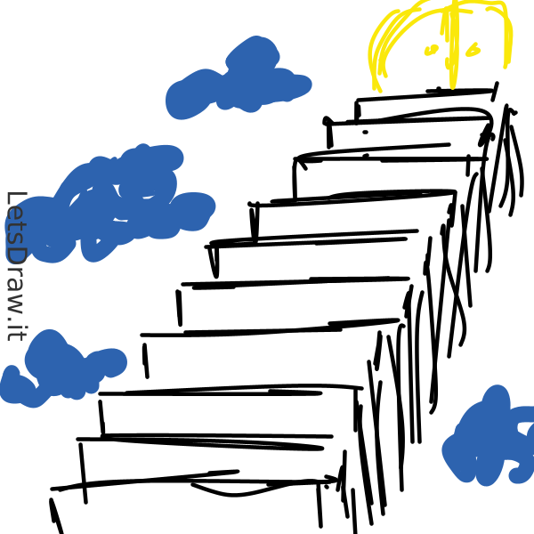 How to draw stairs / nqg6xpyc.png / LetsDrawIt