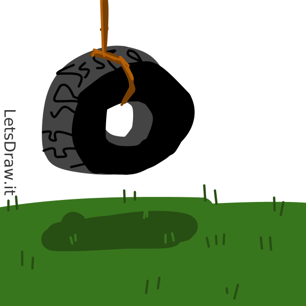 How to draw tire / nrfmerr6i.png / LetsDrawIt