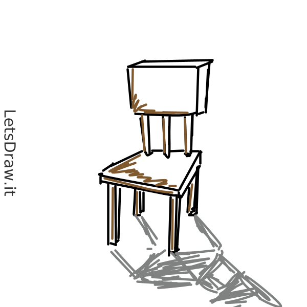 How to draw chair / nrrabgzdw.png / LetsDrawIt