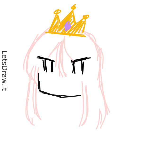 How to draw queen / nsx6jybx6.png / LetsDrawIt