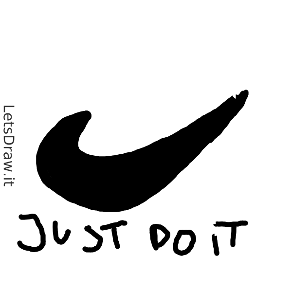 How to draw Nike / Learn to draw from other LetsdrawIt players