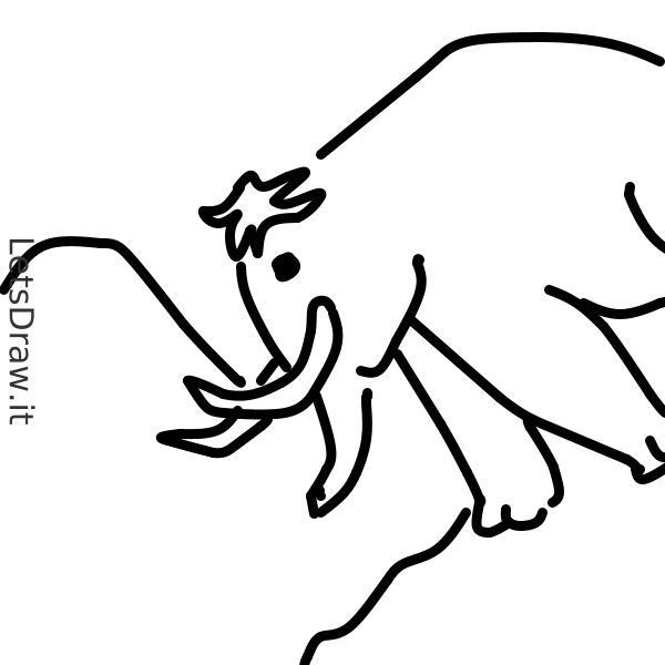 How to draw mammoth / ntyzez7qt.png / LetsDrawIt