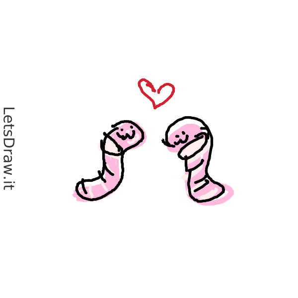 How to draw Worms / ntz7fsgs7.png / LetsDrawIt