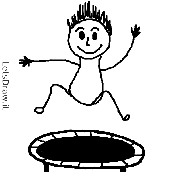How to draw trampoline / nuizogp3f.png / LetsDrawIt