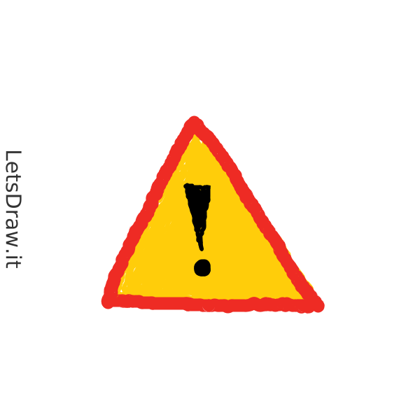 How to draw danger / nw13o67gk.png / LetsDrawIt