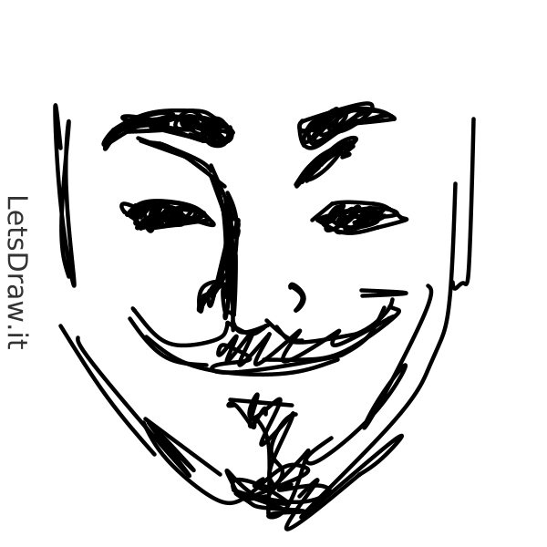 How to draw anonymous mask / nw5hdxtt6.png / LetsDrawIt