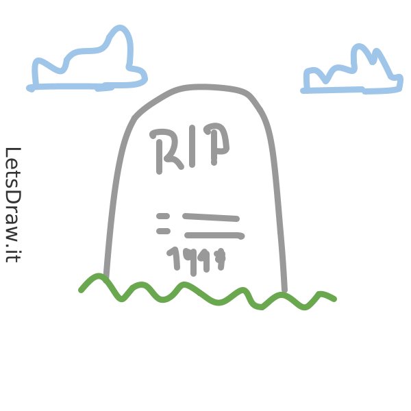 How to draw rip / nxekemjwt.png / LetsDrawIt