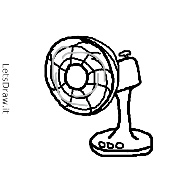 How to draw fan / nyi5ojhng.png / LetsDrawIt