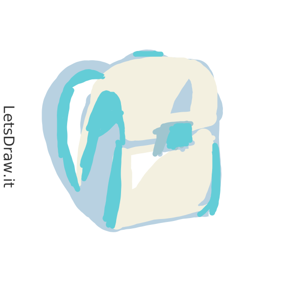 How to draw backpack / nyyukbomi.png / LetsDrawIt