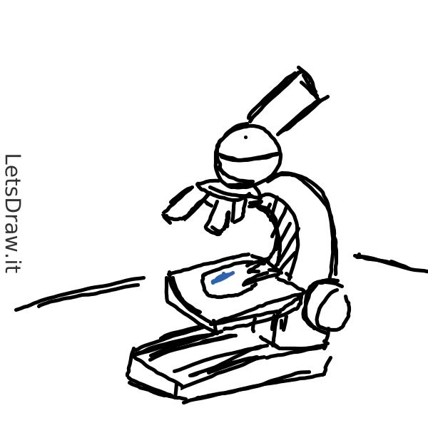 How to draw microscope / nyz3bppyg.png / LetsDrawIt
