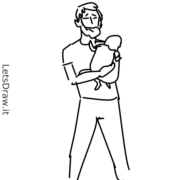 How to draw daddy / nztukorbx.png / LetsDrawIt