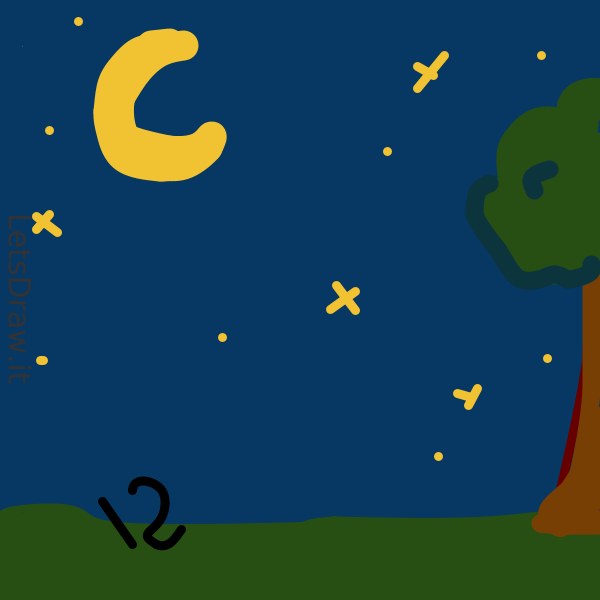 How to draw midnight / nzymgoyip.png / LetsDrawIt