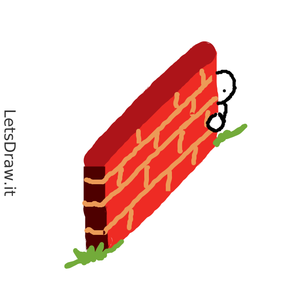 How to draw brick wall / o1yd17kdb.png / LetsDrawIt