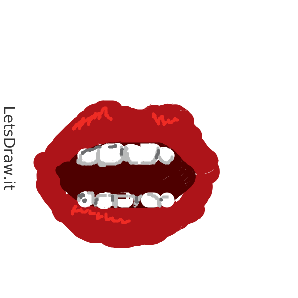 How to draw mouth / o3neo1sns.png / LetsDrawIt