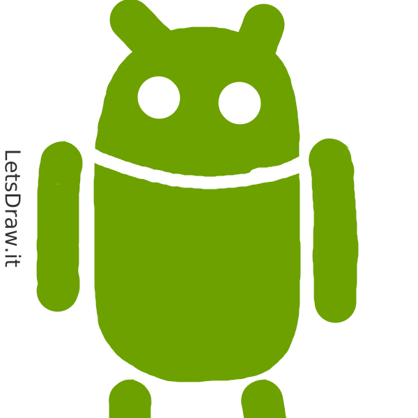 How to draw Android / o3pgxwxwr.png / LetsDrawIt