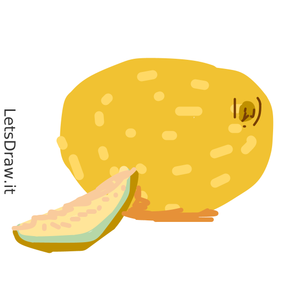 How to draw melon / o4hwb15ui.png / LetsDrawIt