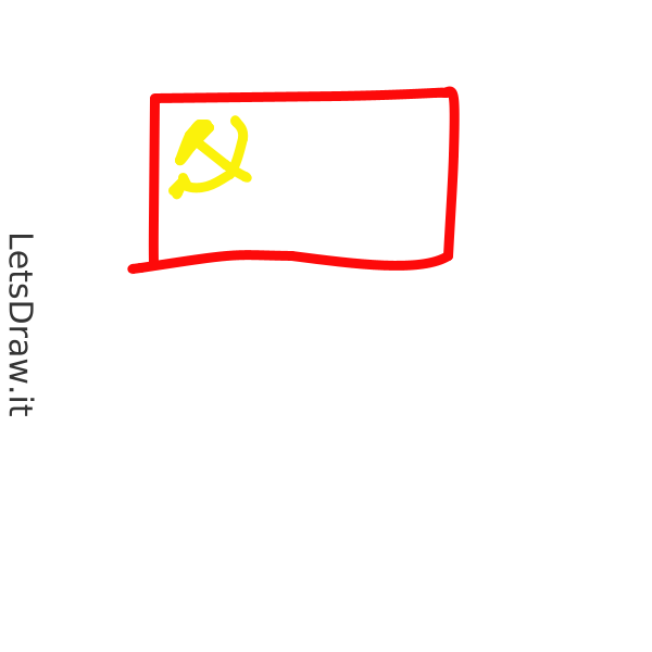 How to draw Soviet Union / o5zgcbs3r.png / LetsDrawIt