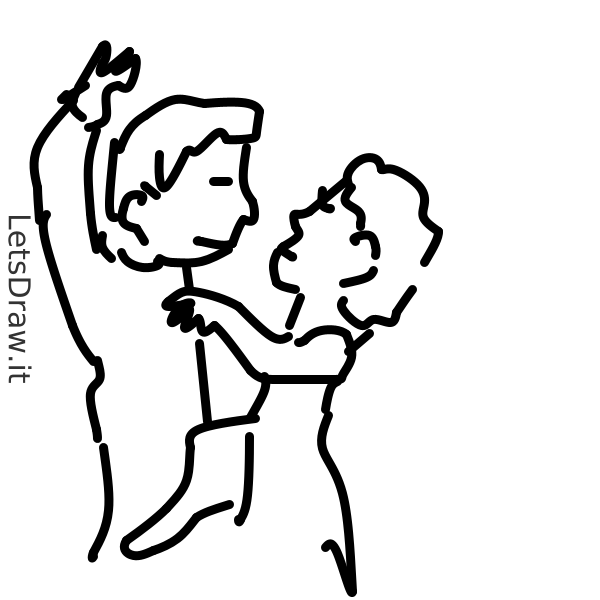 How to draw dancer / o84yca96f.png / LetsDrawIt