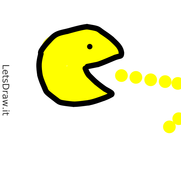 How to draw pacman / o8en8mxnb.png / LetsDrawIt