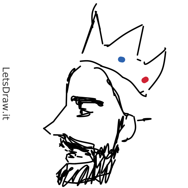 How to draw king / oahzmhdj.png / LetsDrawIt