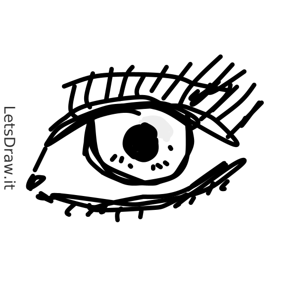 How to draw eye / ocanj8jh.png / LetsDrawIt