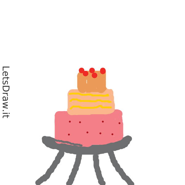 How to draw layer cake / occaqj7pi.png / LetsDrawIt