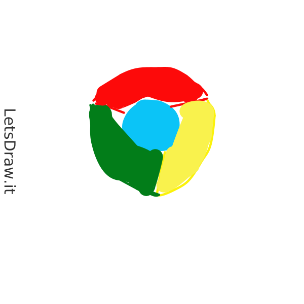 How to draw Chrome / ocmwmqn4k.png / LetsDrawIt