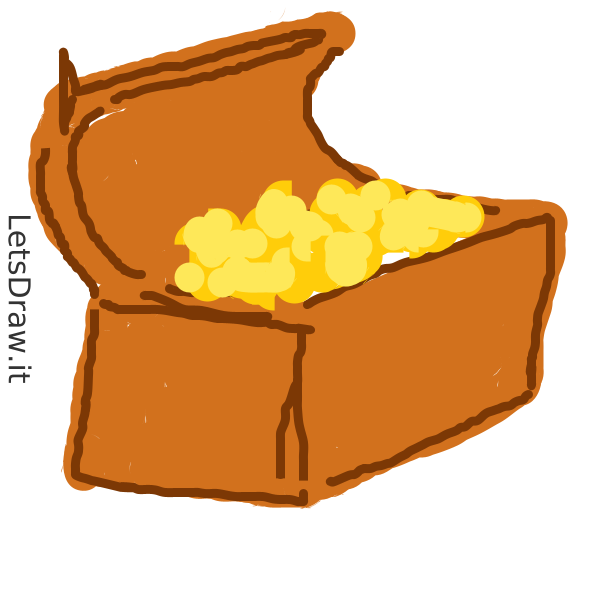 How to draw treasure chest / oemzokze4.png / LetsDrawIt