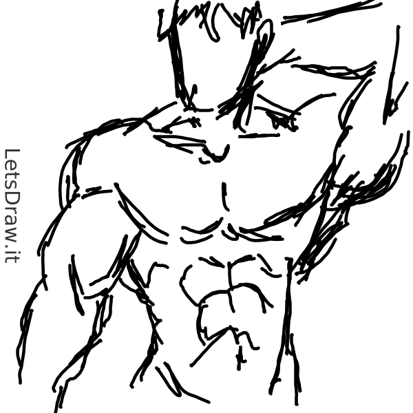 How to draw muscleman / oeq5c9bxj.png / LetsDrawIt