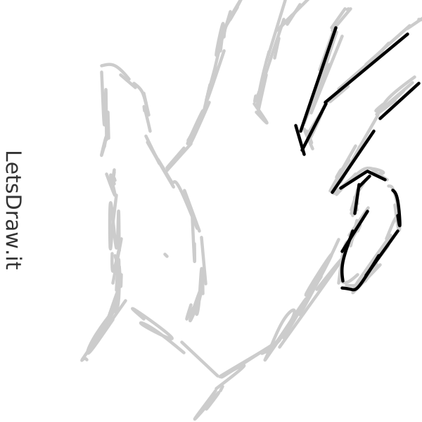 How to draw hand / oghk8i9bf.png / LetsDrawIt