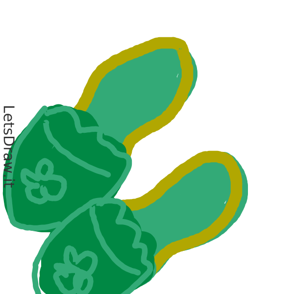 How to draw slippers / ogzrpz8en.png / LetsDrawIt